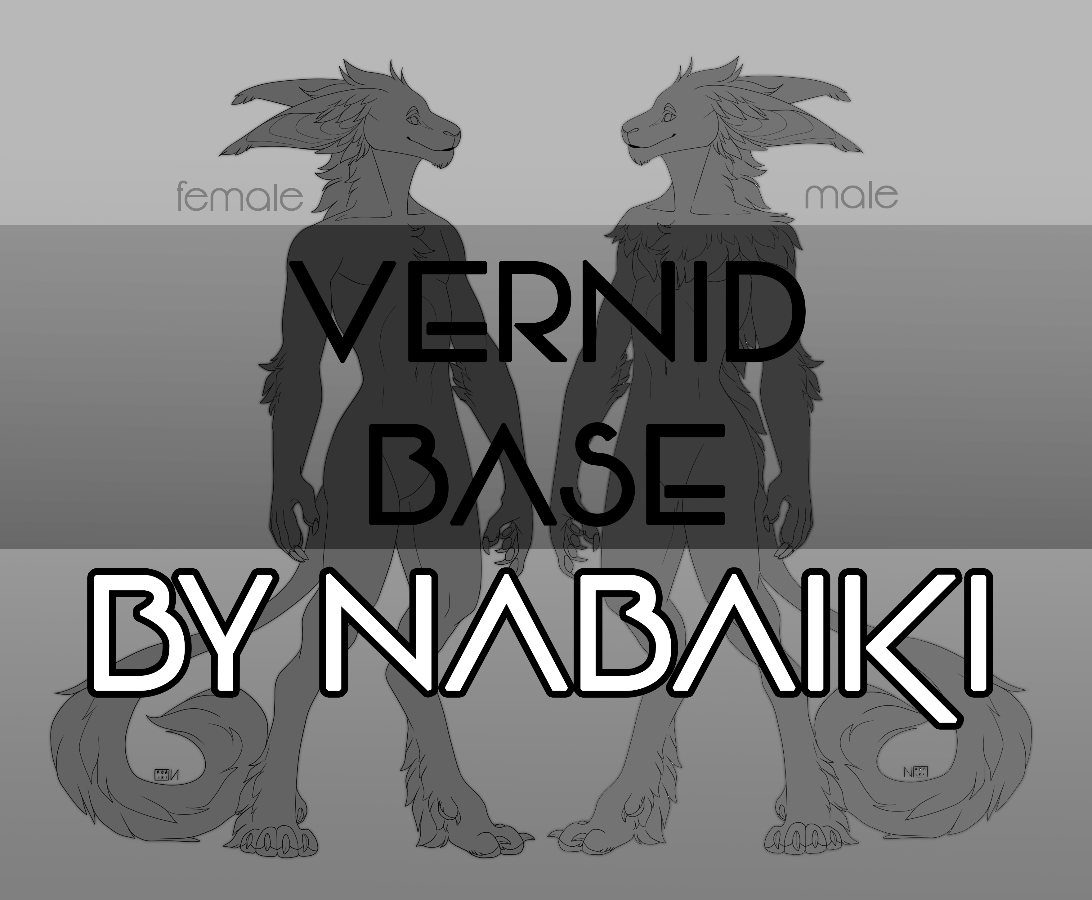 VERNID | P2U Anthro Base by Nabaiki on DeviantArt