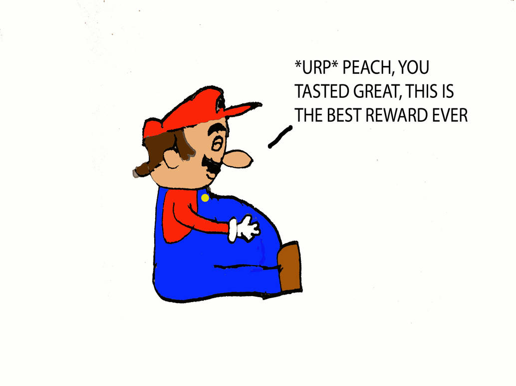 Mario Ate A Peach by cbarb2 on DeviantArt