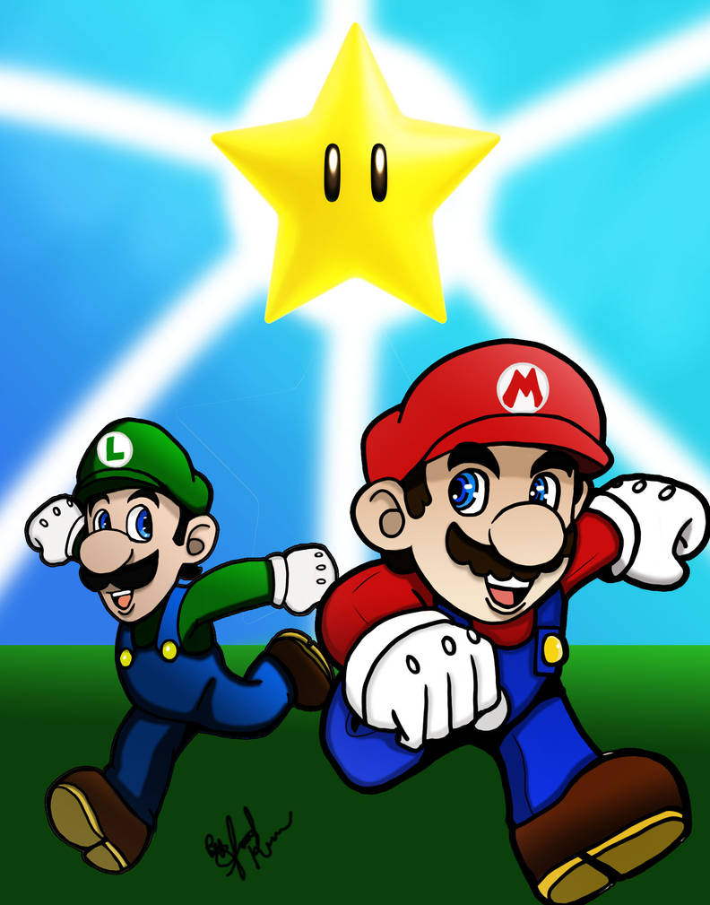 Mario and Luigi by samrican07 on DeviantArt