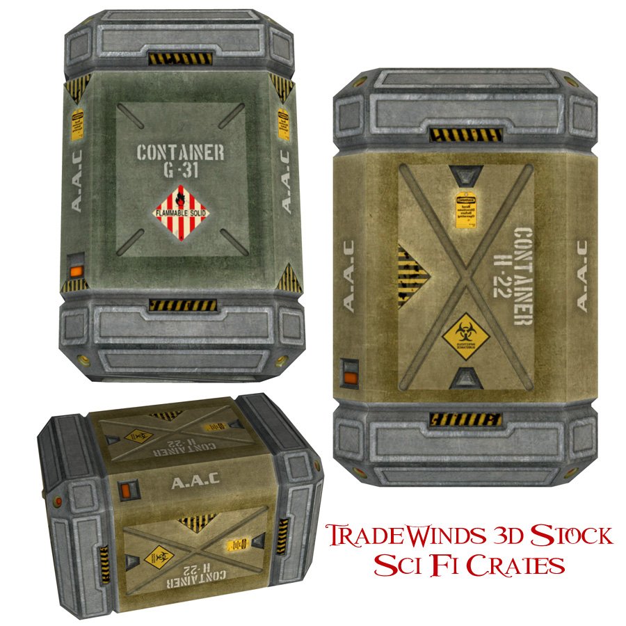 TW3D Sci Fi Crates by TW3DSTOCK on DeviantArt