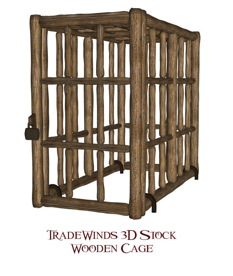 TW3D Wooden Cage by TW3DSTOCK on DeviantArt