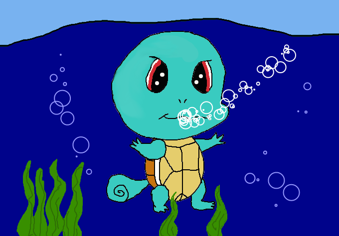UnderWater Squirtle by BunnyHop122 on DeviantArt