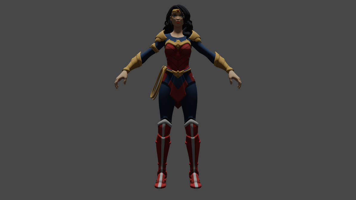 Wonder Woman Style B by sergiogimenezmartine on DeviantArt