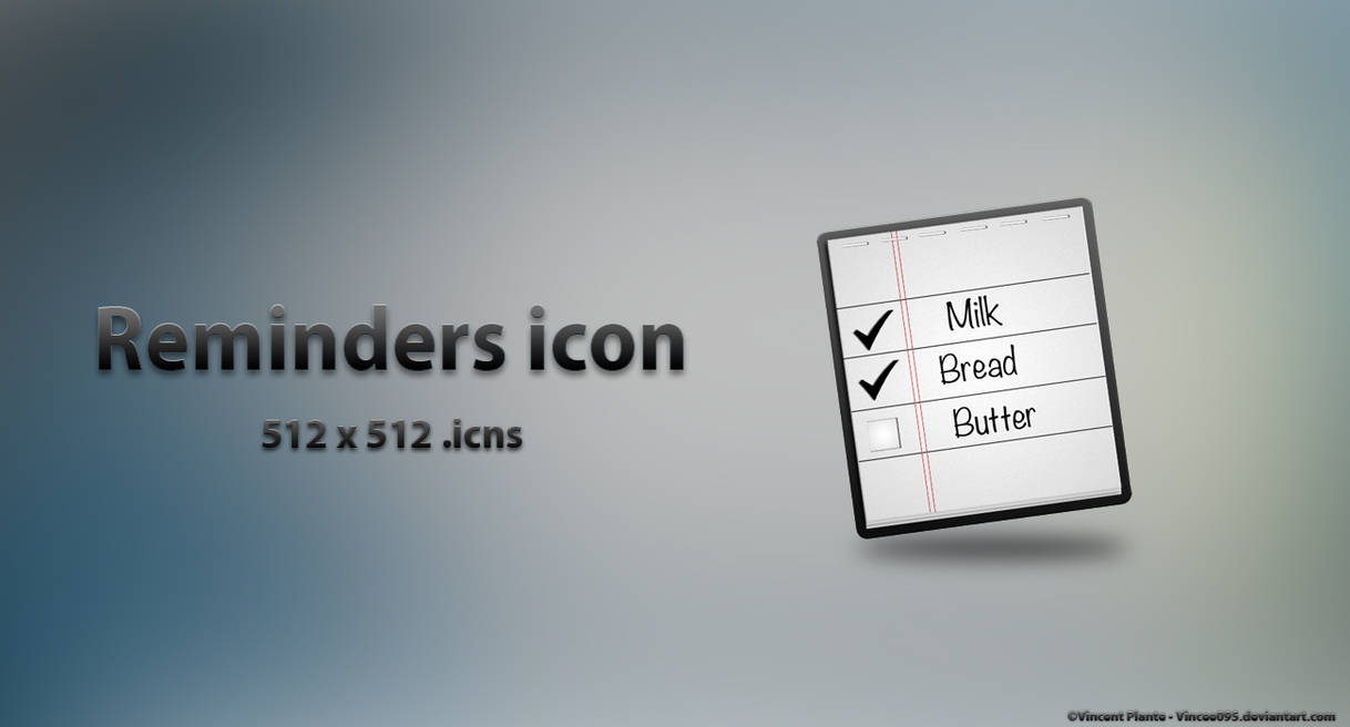 Reminders icon by Vincee095 on DeviantArt