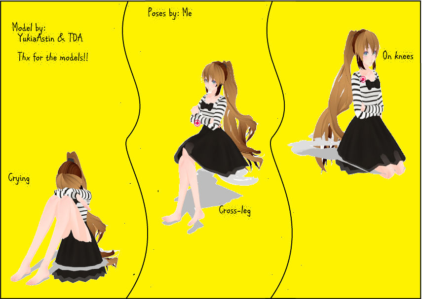 MMD Sitting poses dl by MEHCHEESECAKE on DeviantArt