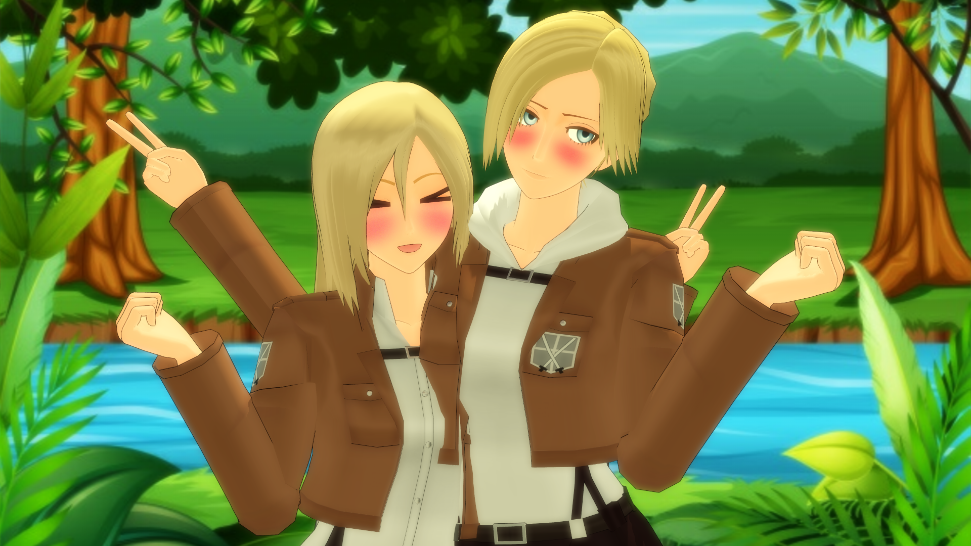 MMD SnK Historia and Annie Model DL by MMDuser23 on DeviantArt