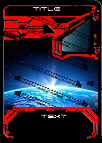Sci Fi Card Template by Northernkin on DeviantArt