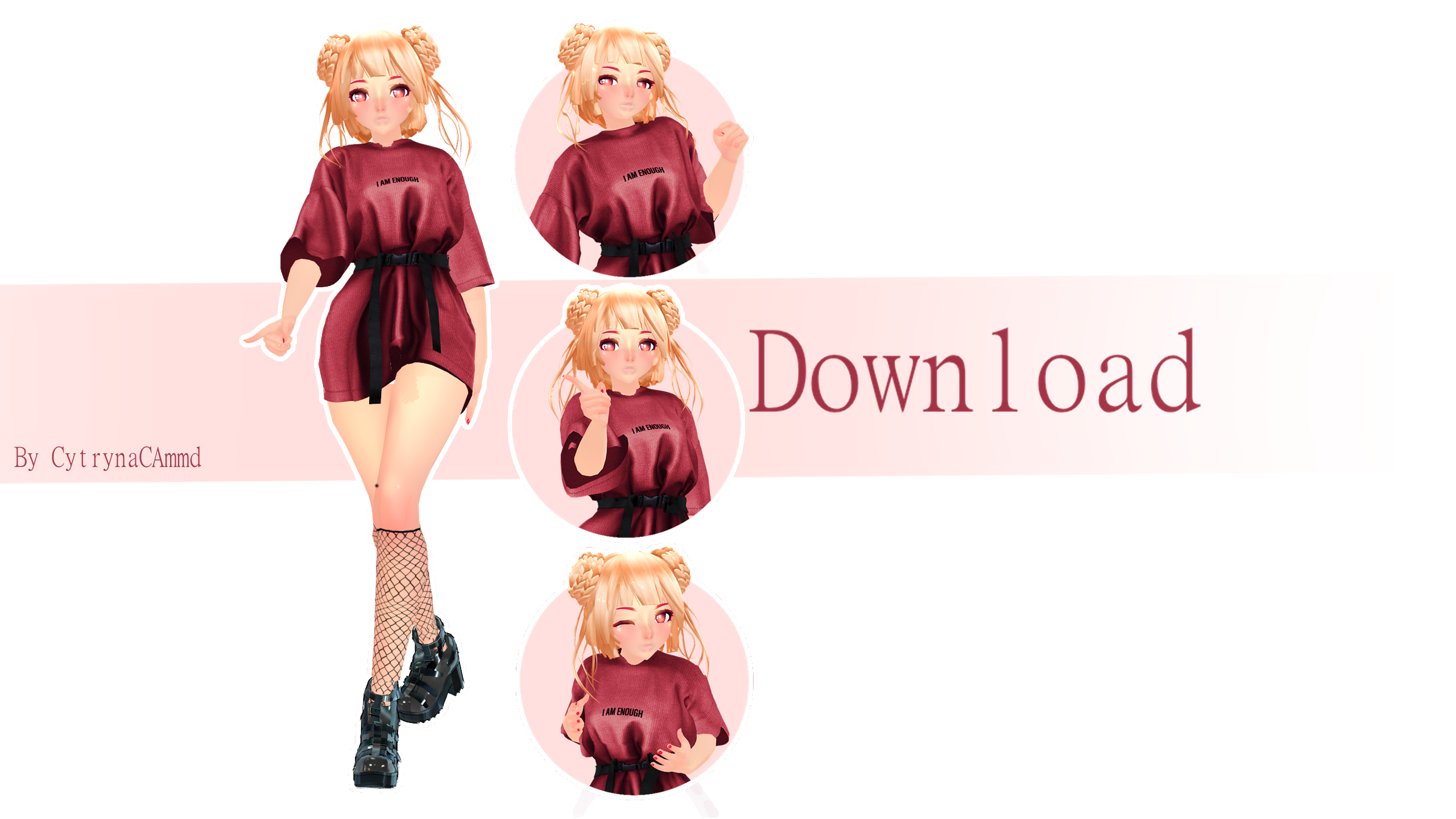 MMD Model Download - Rouge by CytrynaCAmmd on DeviantArt