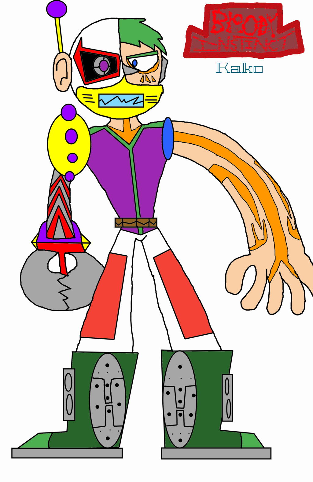 Bloody Instinct: Kako by 3dmarioworld on DeviantArt