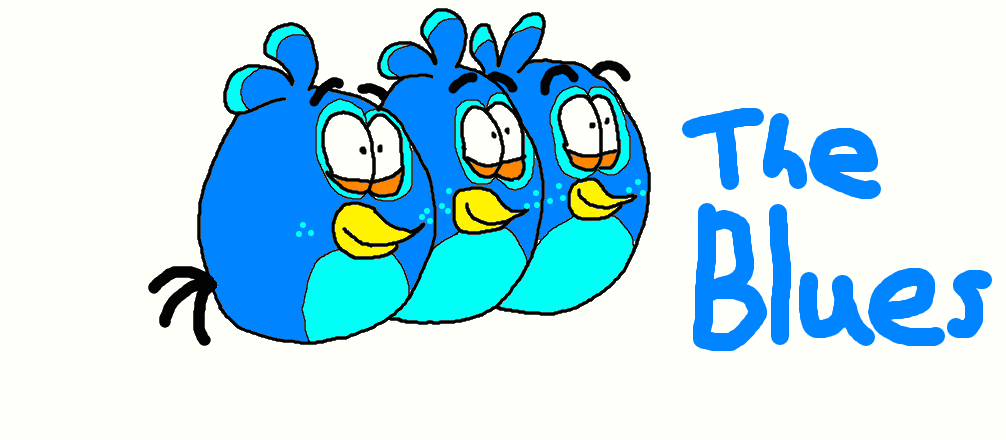 Angry Birds: Jay, Jake and Jim (The Blues) by 3dmarioworld on DeviantArt