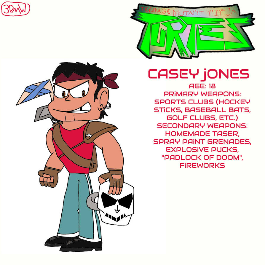 Teenage Mutant Ninja Turtles: Casey Jones by 3dmarioworld on DeviantArt