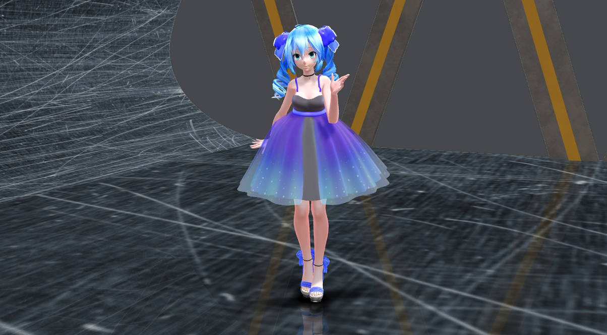 MMD Luna Miku WIP by RoysiCat2 on DeviantArt