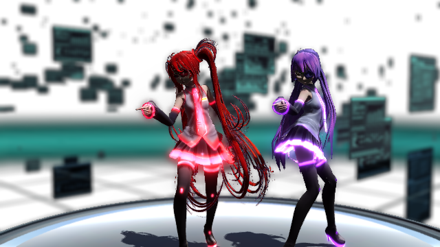 MMD Default Purple Dark Neru + Model DL by RoysiCat2 on DeviantArt