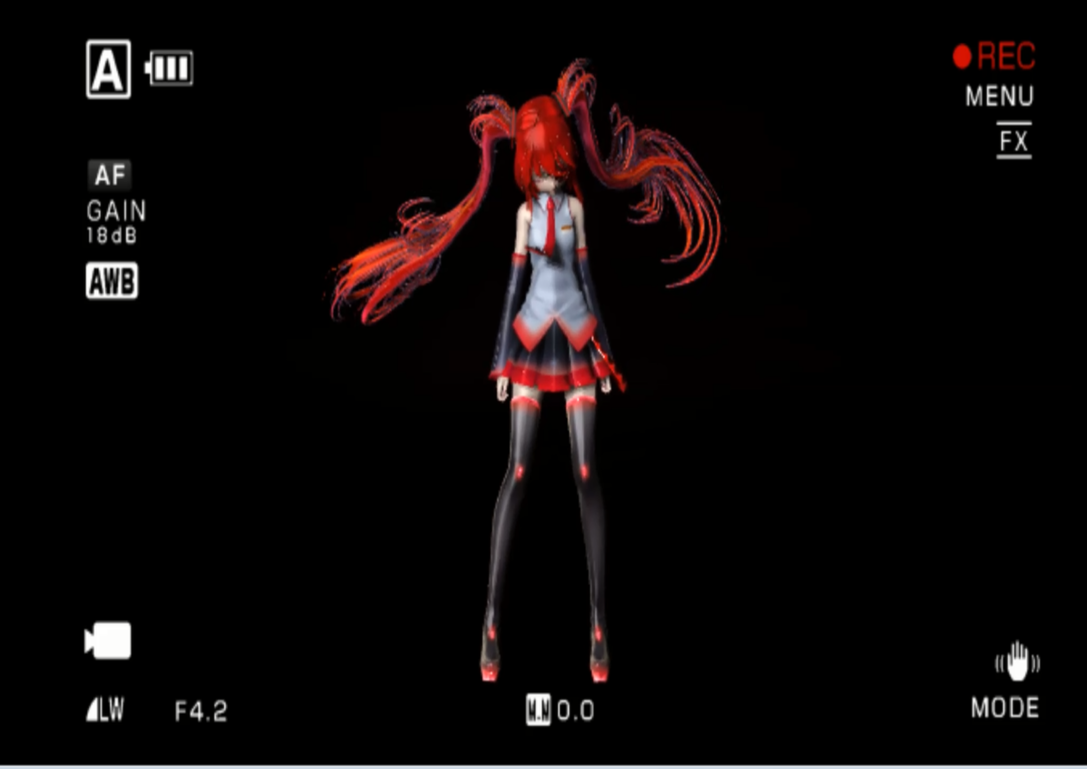 MMD Default Red Dark Miku + Model DL by RoysiCat2 on DeviantArt