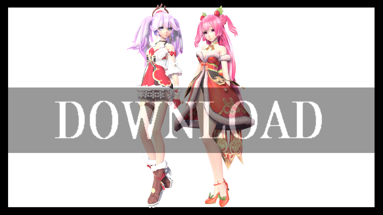 TDA Santa Miku and Teto DOWNLOAD by RoysiCat2 on DeviantArt