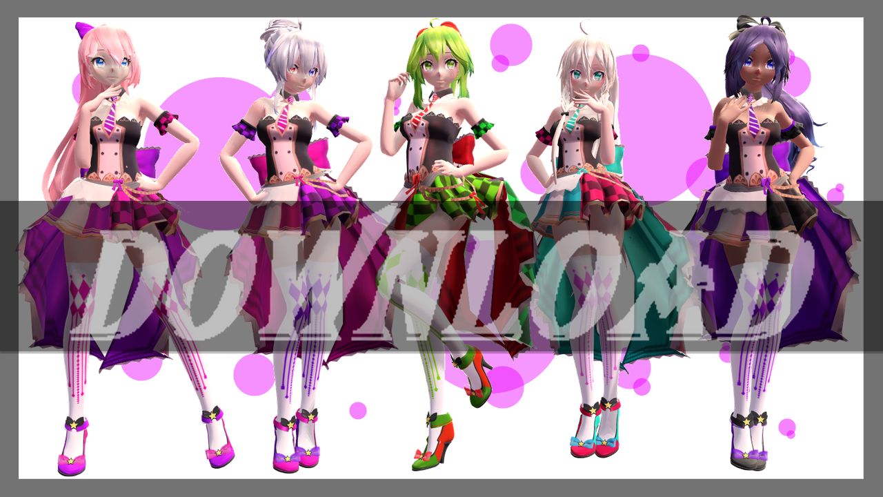 TDA Checkerboard Jester Pack 1 DL by RoysiCat2 on DeviantArt