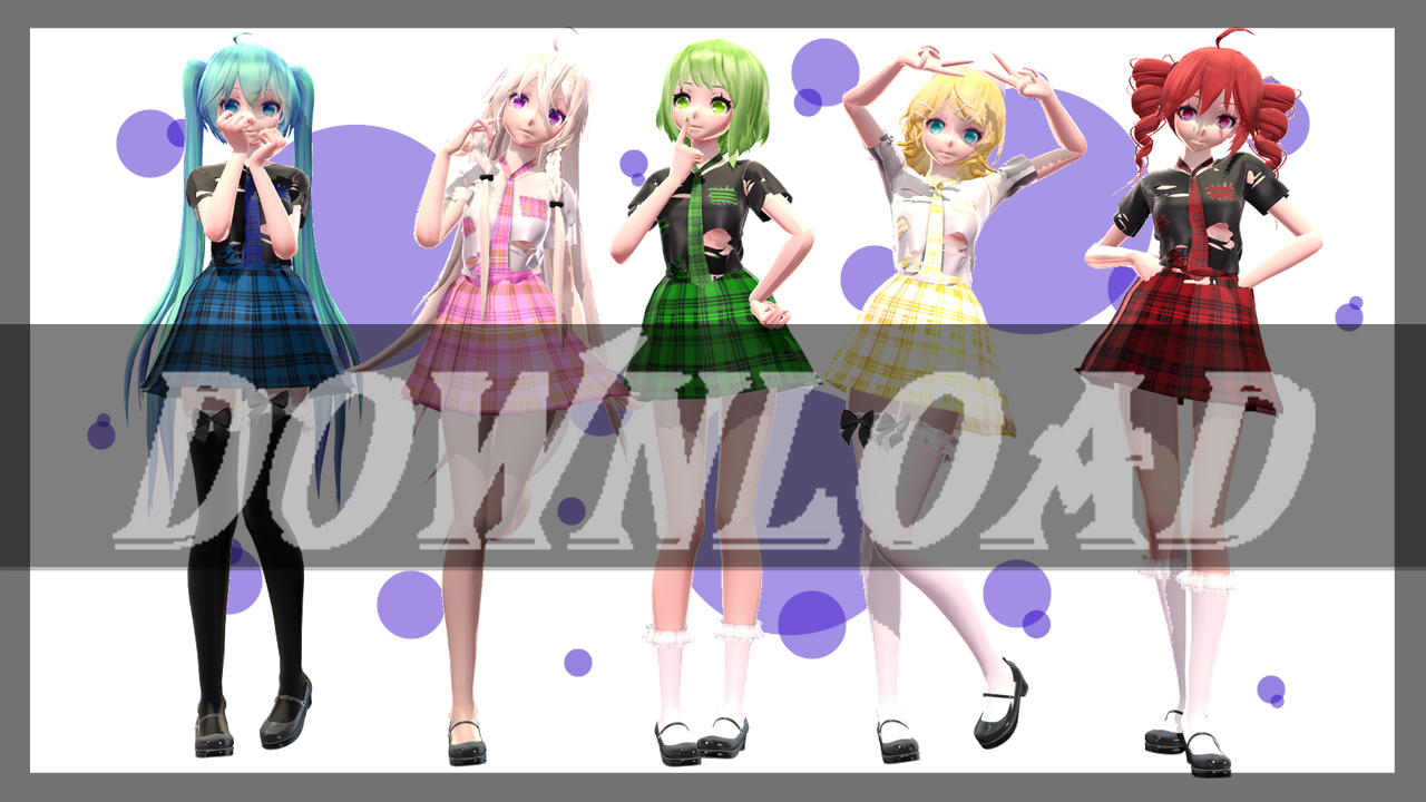 TDA School Uniform Pack DL by RoysiCat2 on DeviantArt