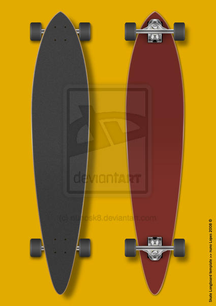 Skate Longboard template by Nunosk8 on DeviantArt