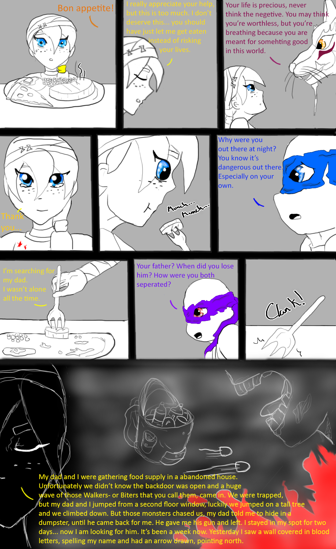 The walking death (Tmnt version page 4) by joselyn565 on DeviantArt