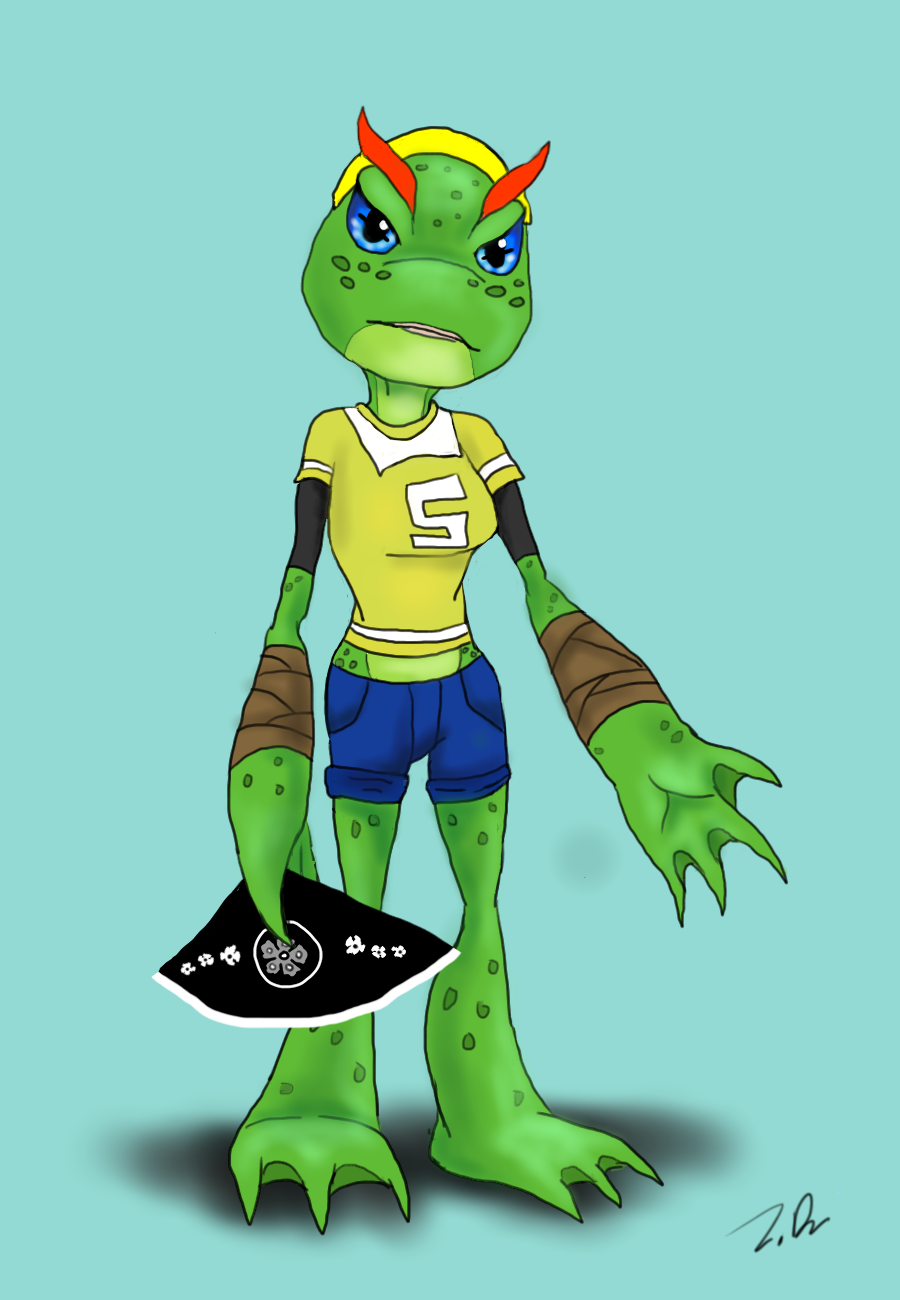 Mutated April (Frog version) by joselyn565 on DeviantArt