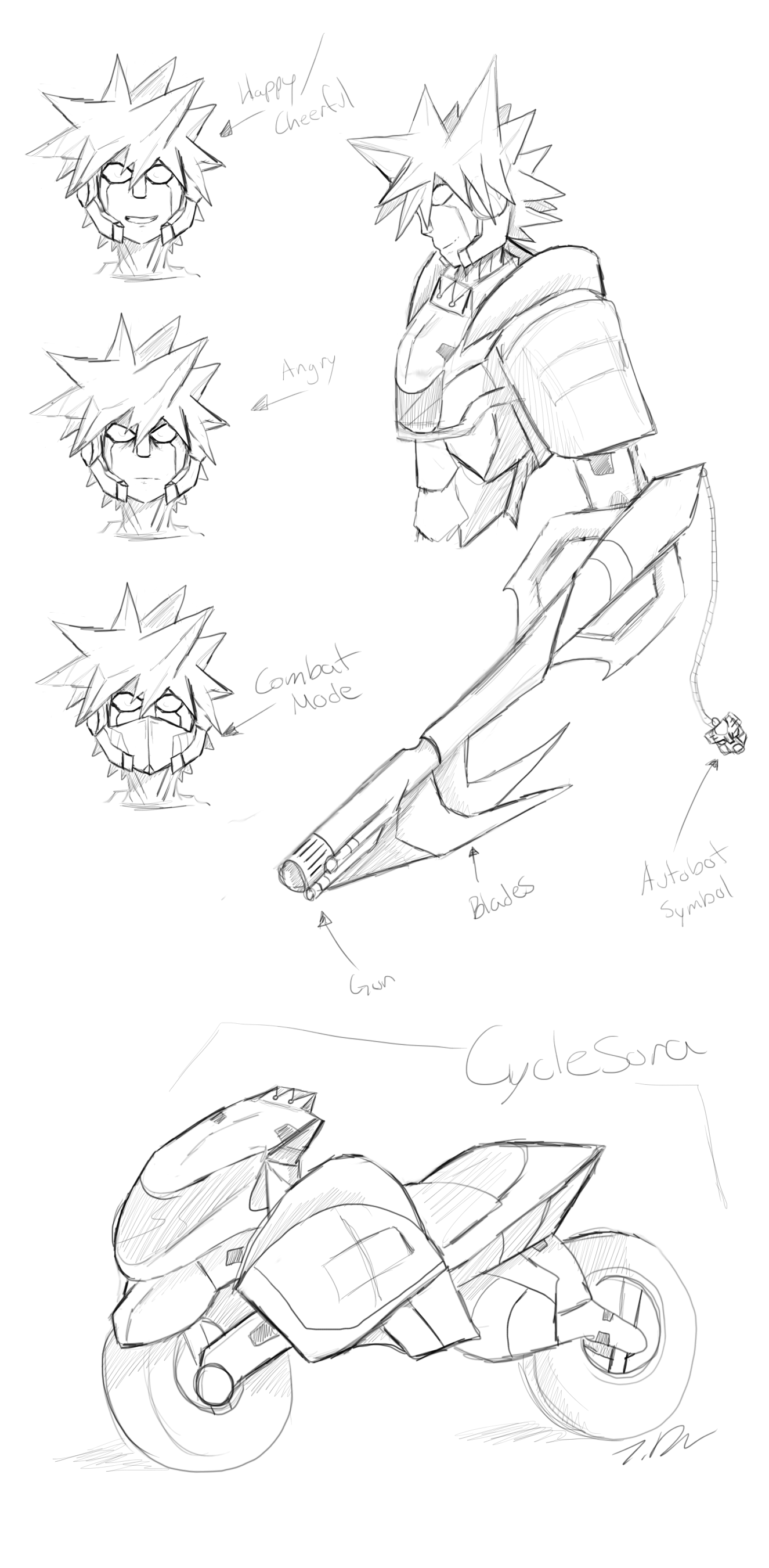 Cybertronian Sora by joselyn565 on DeviantArt