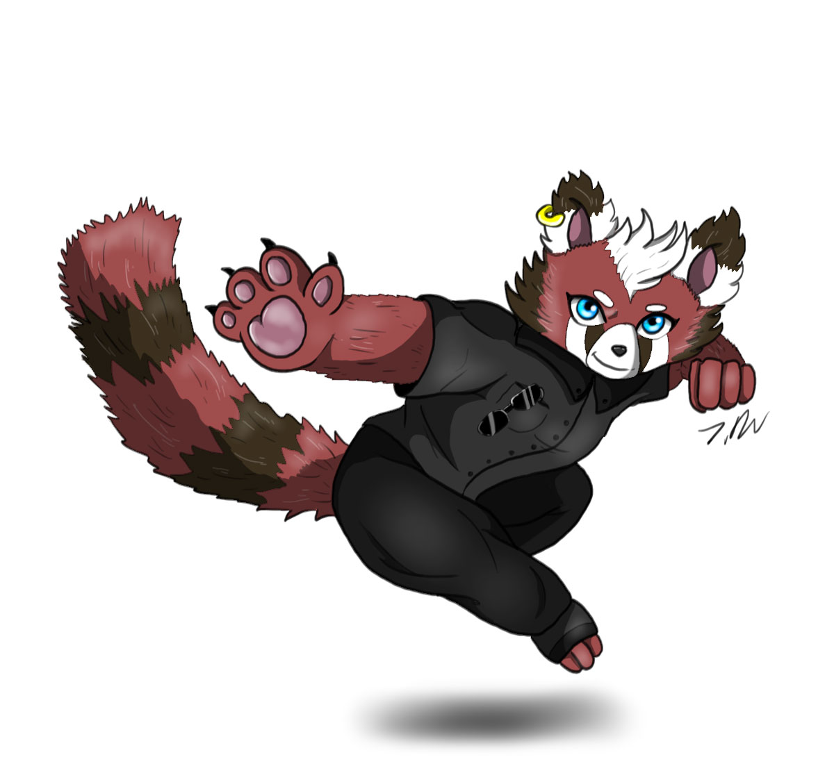 Red Panda ready for combat Commission by joselyn565 on DeviantArt