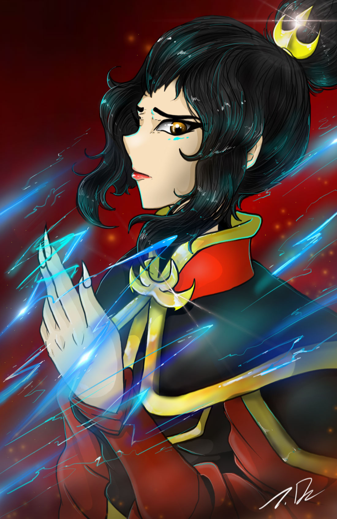 Flaming princess by joselyn565 on DeviantArt