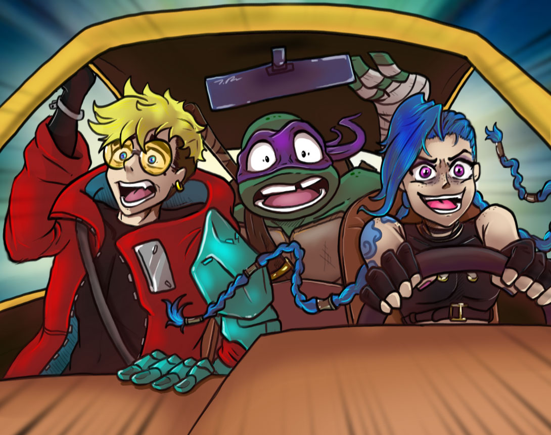 Don't let Jinx drive. by joselyn565 on DeviantArt