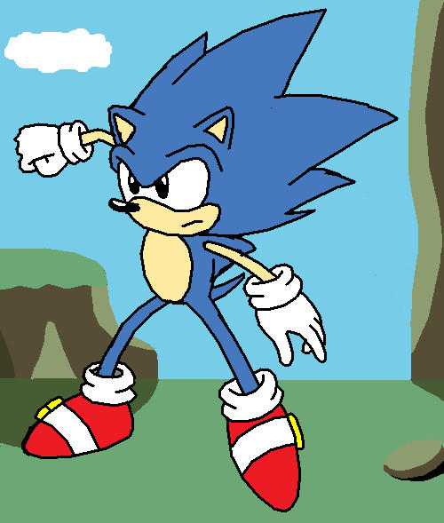 Sonic CD Sonic by notredametp on DeviantArt
