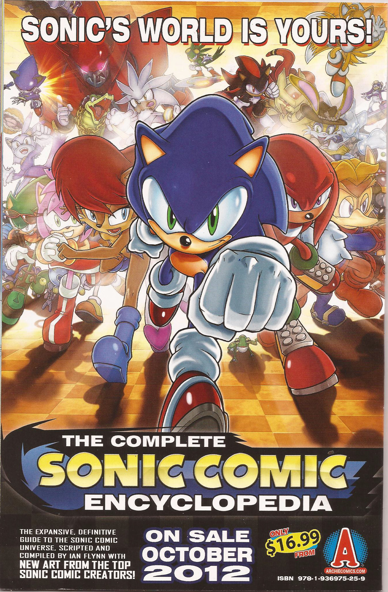 complete sonic comic encyclopedia advert poster by notredametp on ...