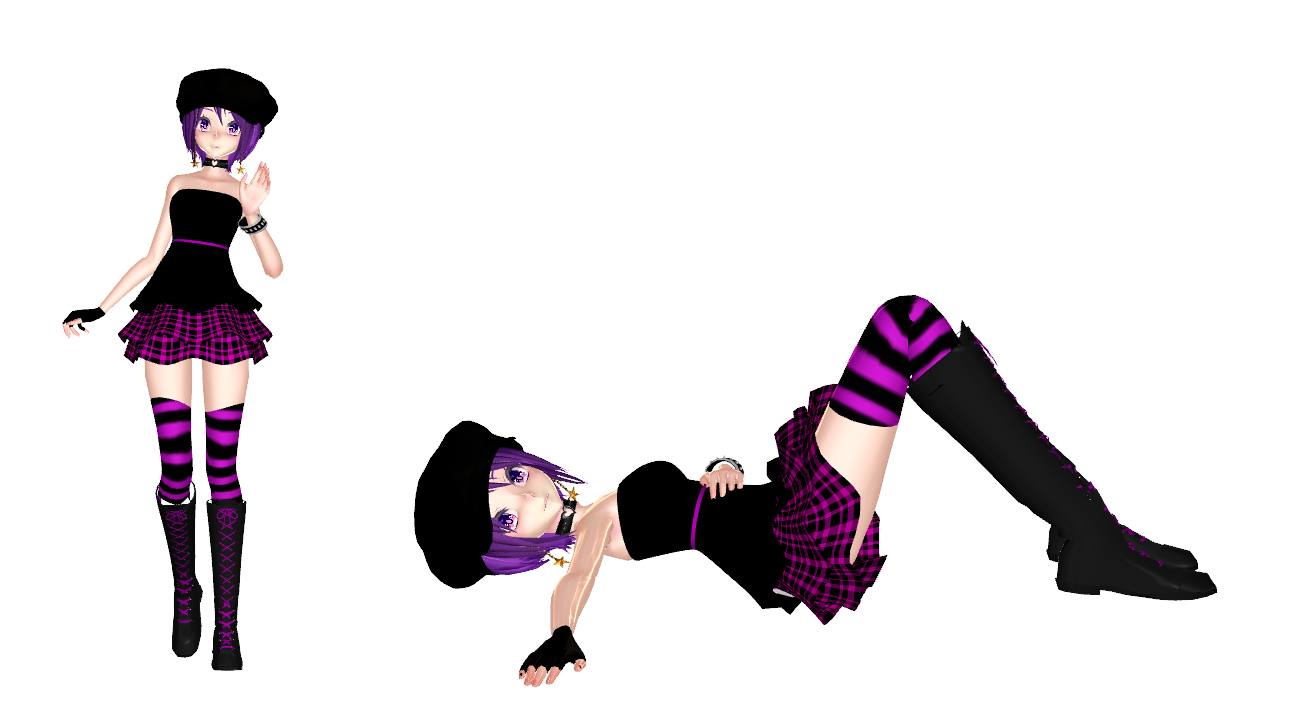 {MMD}Pose {Defoko} DL by Yuvelina on DeviantArt