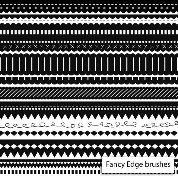 Fancy Edge Brushes by melemel on DeviantArt