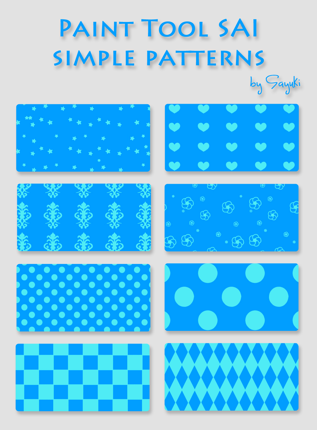Simple patterns for SAI by Sayuki-Art on DeviantArt