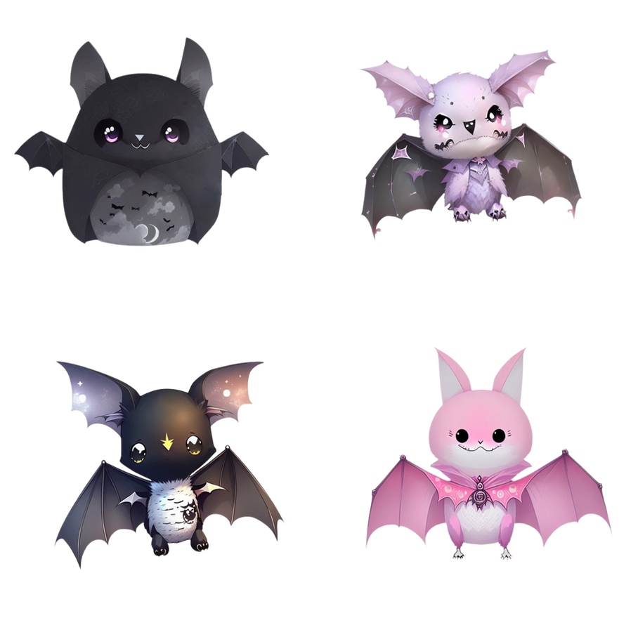 Cute bats by blooddiamondrose1238 on DeviantArt