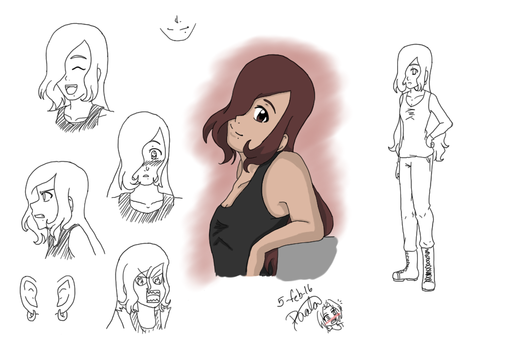 Michelle sketches by paoelric on DeviantArt