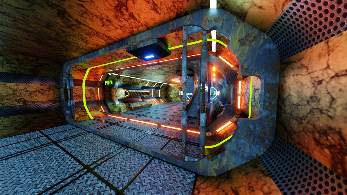 Corridor by szymonkonstruktor on DeviantArt