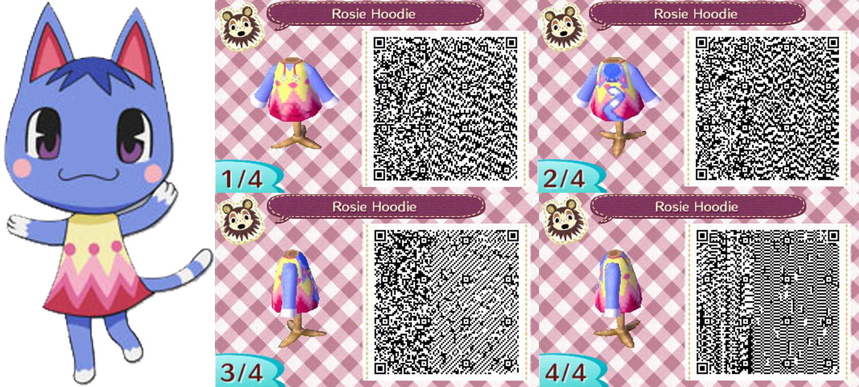 ACNL- Rosie Hoodie (Request) by ACNL-QR-CODEZ on DeviantArt