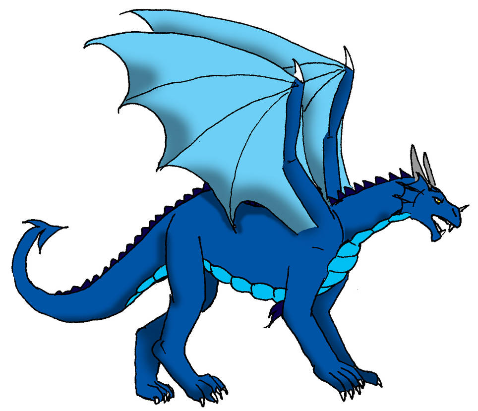 Blue dragon by Ayi82 on DeviantArt