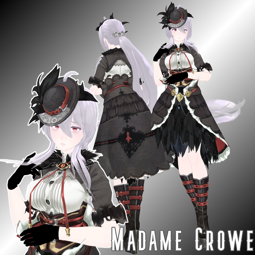 Madame Crowe Outfit +DL by seraphim444 on DeviantArt