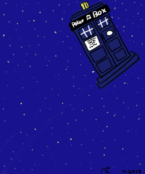 The Tardis In Space by MadFoo13 on DeviantArt