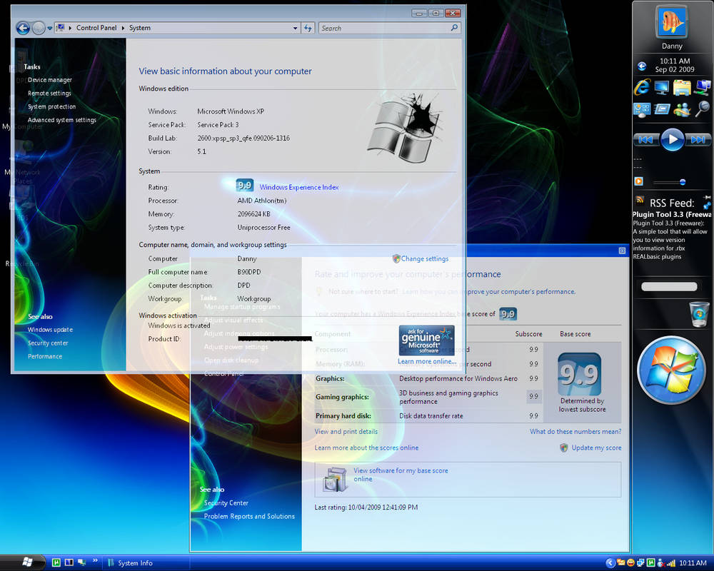 Transparent System Info--sysdm by SlzAero on DeviantArt