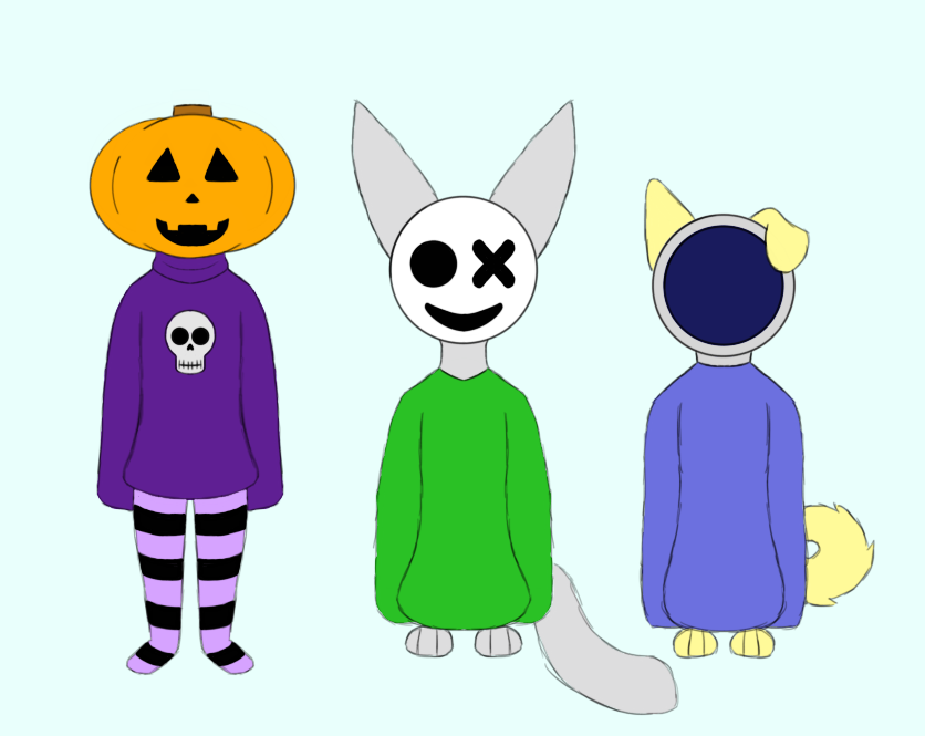 My Masked Characters by harleydee123 on DeviantArt