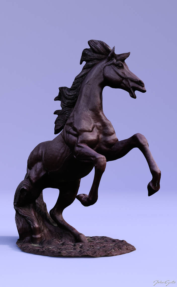JG's Horse Statue (Freebie, OBJ format) by johngate2014 on DeviantArt