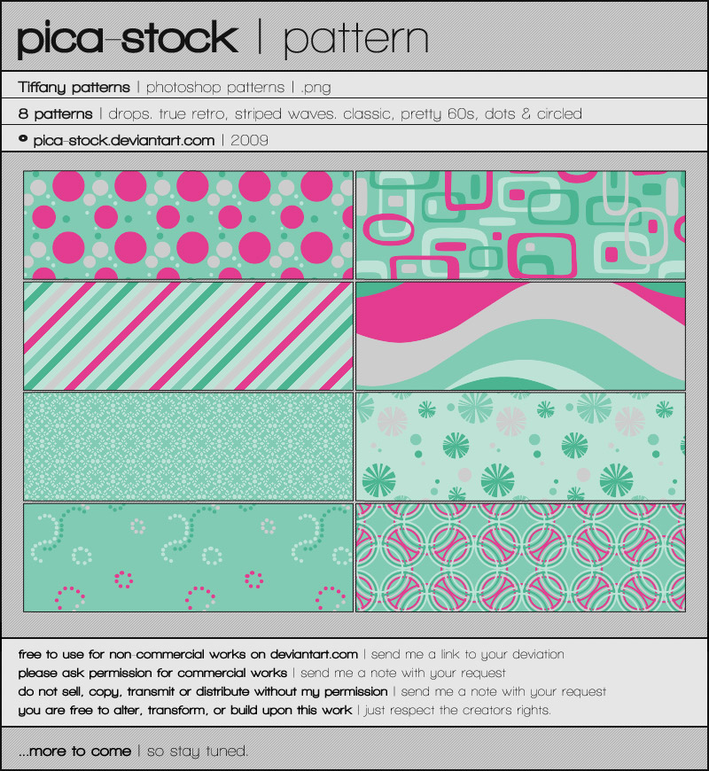 Tiffany Patterns by pica-stock by pica-stock on DeviantArt