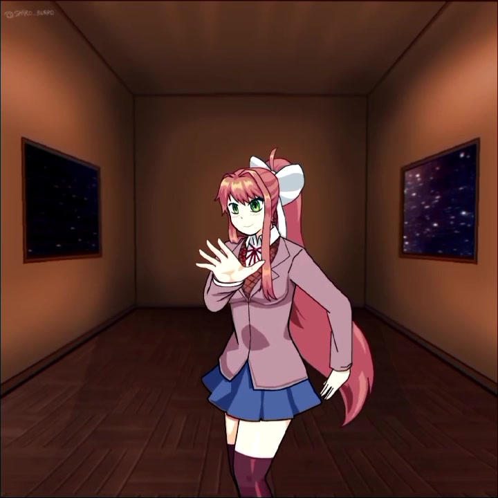 monika Virtual insanity by ShiroBurro on DeviantArt