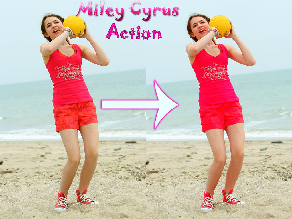 Miley Cyrus Action by BrisaBFeverForever on DeviantArt