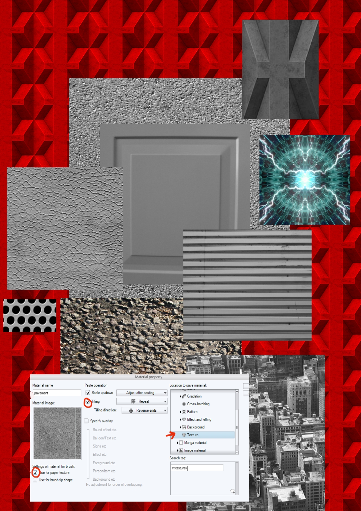 Textures and canvases for Manga Studio v5 by 888toto on DeviantArt
