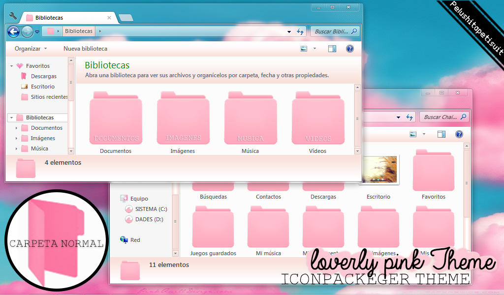 Loverly Pink Theme. by PelushitaPetisuit on DeviantArt