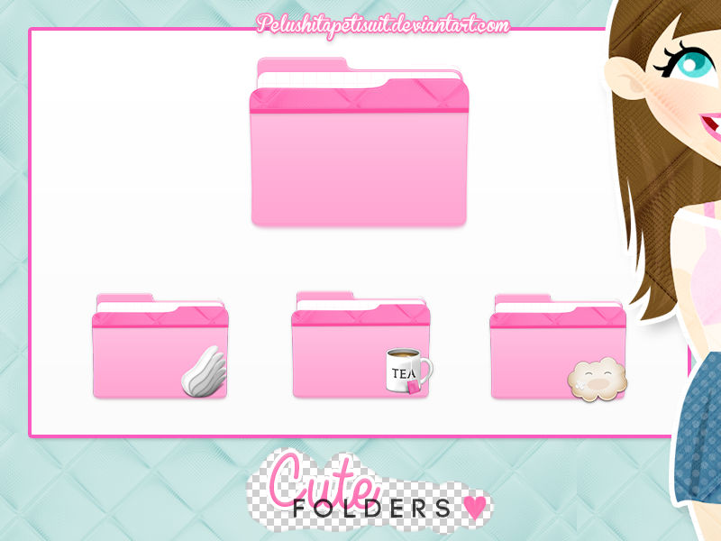 Cute Icons (folders) | Pelushitapetisuit. by PelushitaPetisuit on ...