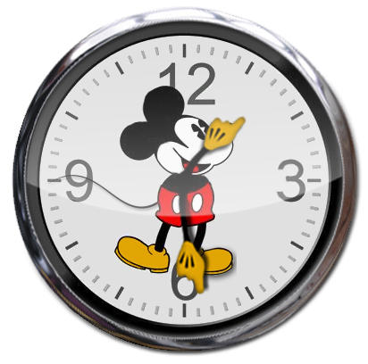Mickey Clock Large V 2.0 by hemanmolina on DeviantArt